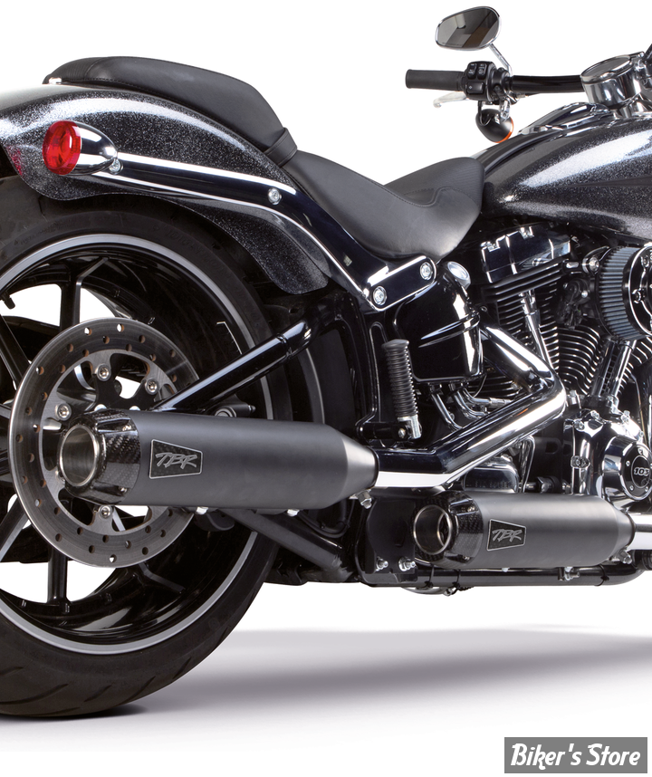 - Silencieux TWO BROTHERS RACING - SOFTAIL 07/17 FLST / FXCWC / FXSB / FXST- SHORTY SLIP-ON 3 ...